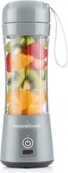 InnovaGoods Wiederaufladbarer tragbarer Standmixer mit Becher Shakuit InnovaGoods, Grau