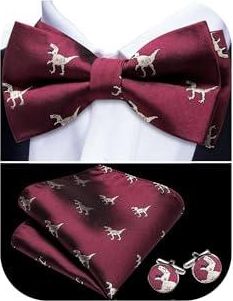 Barry.Wang Noeud papillon - Homme - Rouge - Taille Unique