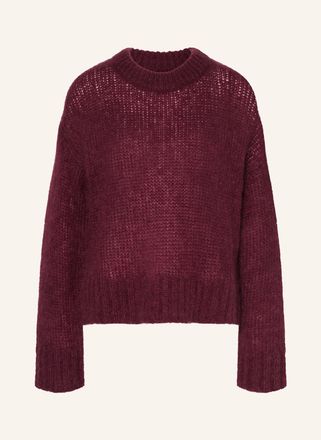Part Two Mohair-Pullover Sillepw rot