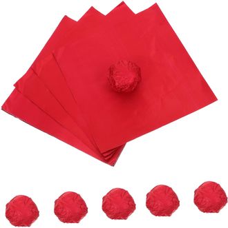 SOLUSTRE 100st&uuml;cke Schokoladen Verpackung Folie Aus Aluminium Dekorative Bonbonpapier F&uuml;r DIY-projekte Geschenke Und Snacks Einzeln Verpackt Lebensmittelecht