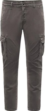 Bomboogie Femme, Pantalons, Brun, Taille: 34 FR Pantalon cargo slim avec poches &agrave; soufflet lat&eacute;rales