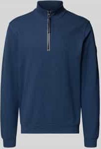 Lerros Regular Fit Troyer mit Stehkragen und Rei&szlig;verschluss