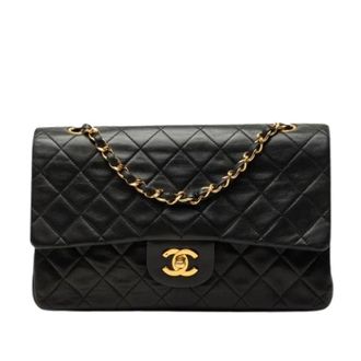 Chanel Pre-owned Vintage Double Flap Schultertasche - - Pre-owned - Damen - Schwarzk - ONE SIZE