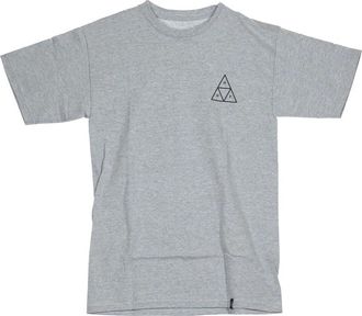HUF Graues Herren Tee Kurzarm - - Tops - Herren - Grau - XL