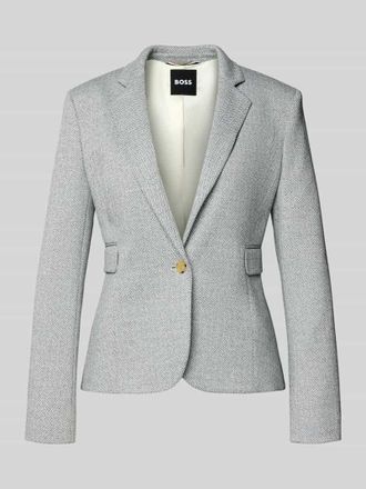 HUGO BOSS Shaped Fit Blazer mit Allover-Muster Modell JIA13A
