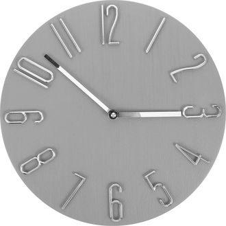 Amosfun Schlichte Batteriebetriebene Wanduhr Ger&auml;uschlos Moderne Dekorative Quarzuhr H&auml;ngende Uhr F&uuml;r K&uuml;che Wohnzimmer Und Schlafzimmer Installieren