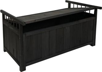 Mendler Coffre de rangement HWC-O13 anthracite