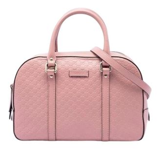 Gucci Pre-owned Cuir sacs-gucci - Femme - Pre-owned - Rose - Taille: ONE Size