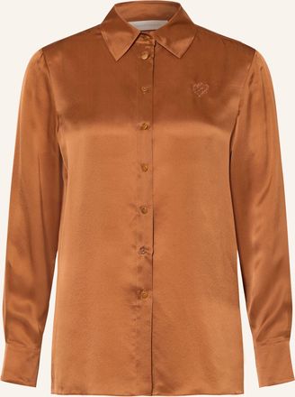 Zimmermann Hemdbluse Hypnotic Aus Seide braun