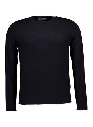 Marc O'Polo Herren Pullover schwarz unifarben