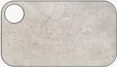 Arcos Schneidbrett - Schneidbrett - Harz und Zellulose Fiber 24 x 14 cm und 6,5 mm dicke - Farbe Wei&szlig;