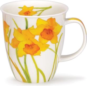 Dunoon Becher Nevis Flora Narzisse - 480 ml Porzellan Tasse