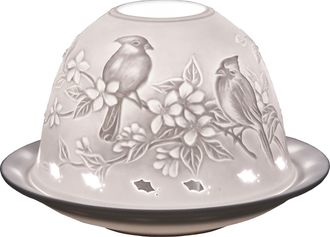 Kerzenfarm Hahn 30001 Porzellan-Teelichthalter, Wei&szlig;