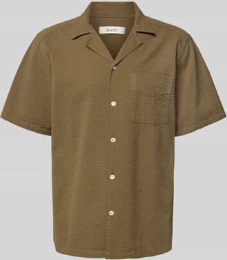 For&eacute;t Freizeithemd mit Strukturmuster