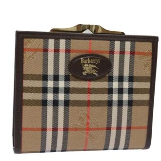 Burberry Pre-owned Toile petite-maroquinerie - Femme - Pre-owned - Beige - Taille: ONE Size