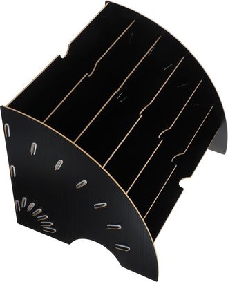 Pretyzoom Mehrschichtiger Stabiler Schreibtisch Organizer aus Holz Mehrst&ouml;ckiger Aktenhalter Dokumente Magazin Papieraufbewahrung f&uuml;r B&uuml;ro Schule und Zuhause