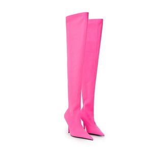 Balenciaga Womens Pink Polyester Boot