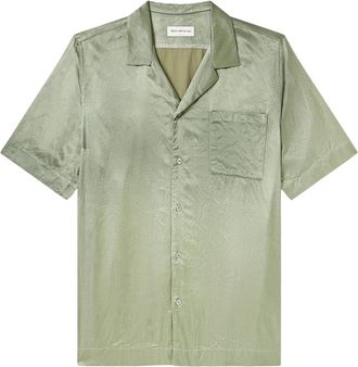 Dries Van Noten Homme, Chemises, Vert, Taille: L Carltone Shirt