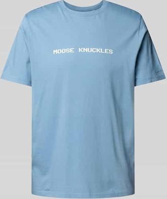 Moose Knuckles T-Shirt mit Label-Print