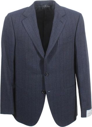 Caruso Homme, Vestes, Bleu, Taille: L Blazer Classique
