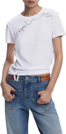 Desigual TS_Charly, 1000 Blanc, XL