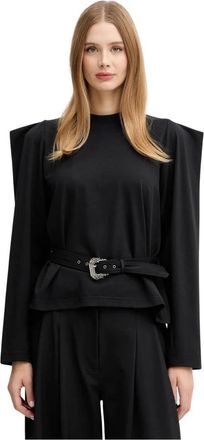 Versace Jeans Couture Damen, Oberteile, Schwarzk, SGr&ouml;&szlig;e