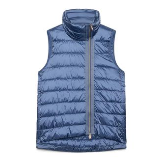 Fiorella Rubino Leichte &auml;rmellose Daunenweste - - Jackets - Damen - Blau - L