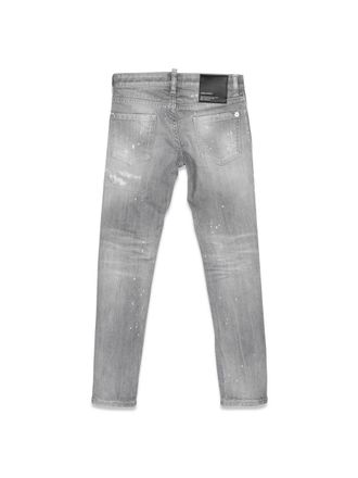 Dsquared2 Slim-Fit Cotton Jeans - Gray