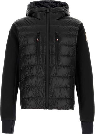 Moncler Jacke mit Dauneneinsätzen - Schwarz