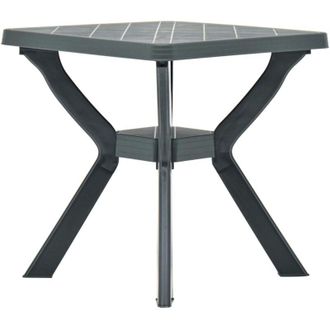 vidaXL Vidaxl - Table de bistro Vert 70x70x72 cm Plastique