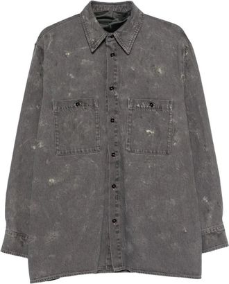 Maison Margiela Chemise manches longues - Homme - Chemises - Gris - Taille: S