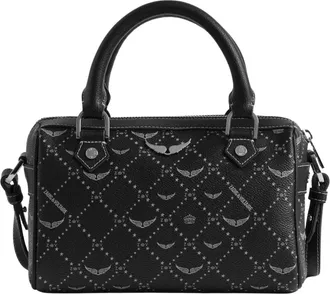 Zadig&Voltaire Femme, Sacs, Noir, Taille: ONE Size Sunny XS Vibe Monogram Bag