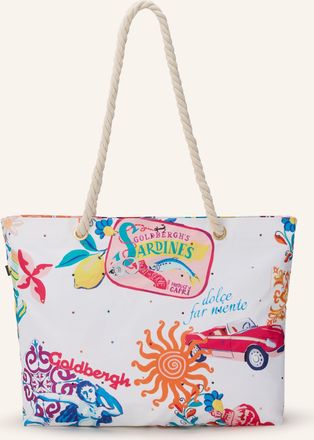 Goldbergh Goldbergh Strandtasche Angela Mit Schmucksteinen weiss