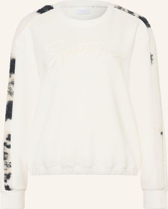 Sportalm Sweatshirt Mit Galonstreifen weiss
