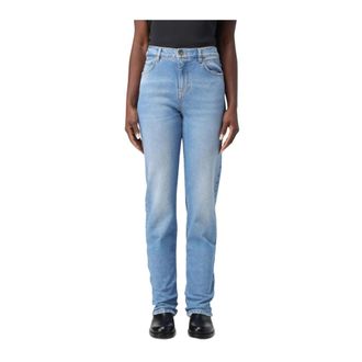 Pinko Stylische Straight Leg Jeans - - Jeans - Damen - Blau - W29
