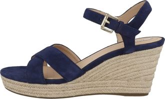Geox Damen D Soleil A Sandalen, Blau, 37 EU