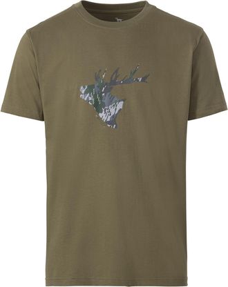 Parforce T-Shirt Hirsch Oliv/Camo Hirsch, L