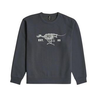 G-Star Laufender Hund Grafik Sweatshirt - - Sweatshirts & Hoodies - Herren - Grau - L