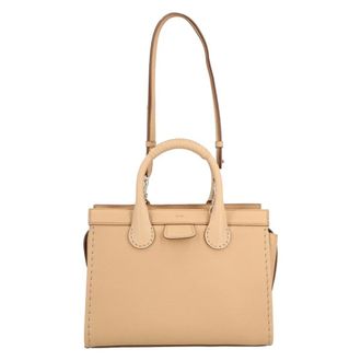 Chlo&eacute; Shopper & Totes - Edith Medium Zip Tote Bag Beige - Gr. unisize - in Braun - f&uuml;r Damen