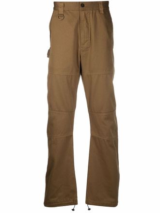 Diesel pantalon Green Label &agrave; design &agrave; empi&egrave;cements - Marron