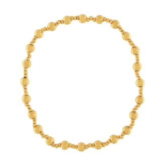 Dansk Copenhagen Passion Bracelet &Eacute;lastique &Eacute;tanche 2 Boules - Femme - Accessoires - Jaune - Taille: ONE Size