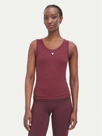 Guess Top V6YP09 K4312 Dunkelrot Regular Fit