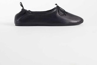 Arket Ballerines en cuir v&eacute;ritable - Noir
