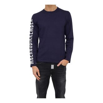 Dirk Bikkembergs Blaues Hemd Stilvolle Modische Freizeitkleidung - - Knitwear - Herren - Blau - XL
