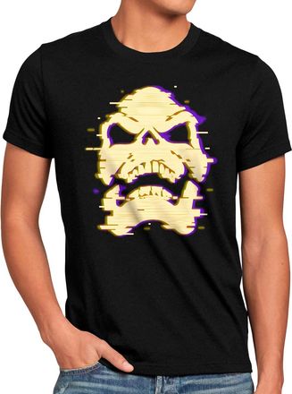 style3 Skeletor Glitch Herren T-Shirt he Master Universe Man Anime, Gr&ouml;&szlig;e:XXL