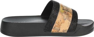 Alviero Martini 1A Classe Femme, Chaussures, Noir, Taille: 35 EU Tongs et Mules Noires