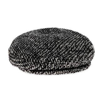 Dolce & Gabbana Casquette plate en laine serg&eacute; - Homme - Accessoires - Gris - Taille: 58 CM