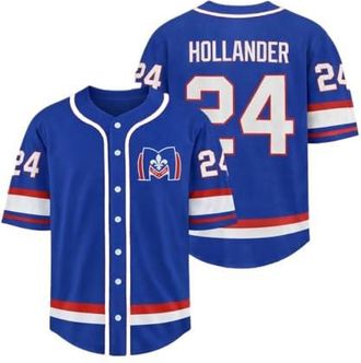 Generic HeatRivalry Hollander 24 Rozanov 81 Inspir&eacute; Couple Baseball Jersey T-Shirt - Unisexe Col V Manches Courtes Casual Streetwear Top pour les fans de CP, 