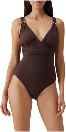 Melissa Odabash Femme, Maillots de bain, Brun, Taille: 44 FR Maillot de bain une pi&egrave;ce Panarea Melissa Odabash