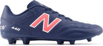 New Balance Herren 442 ACADEMY FG V2 in Blau/Grau/Rot, Synthetik, Größe 40.5